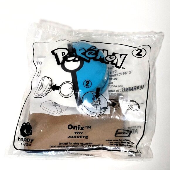 McDonald's | Toys | 29 Mcdonalds Pokemon Onix Light Blue Disc Launcher ...